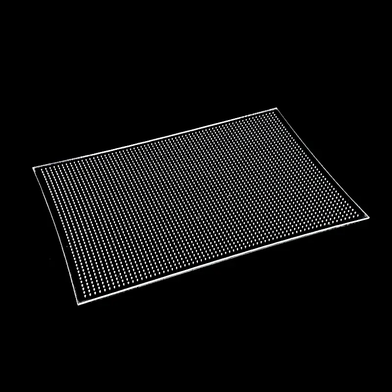 Custom Quartz Laser Drilled Plates | Precision Micro-Hole Arrays