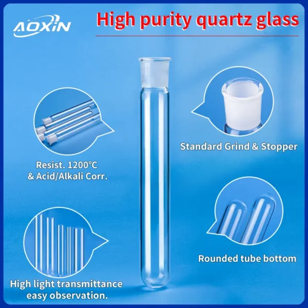 Quarz-Reaktionsröhren - Hohe Reinheit und 1200°C Hitzebeständigkeit
